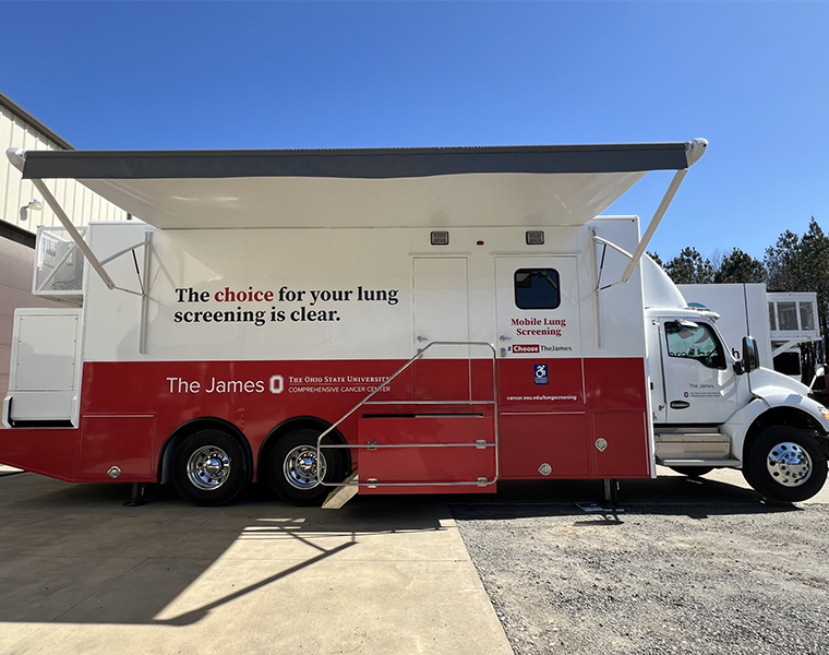 Ohio State drives first mobile lung cancer screening unit across the state